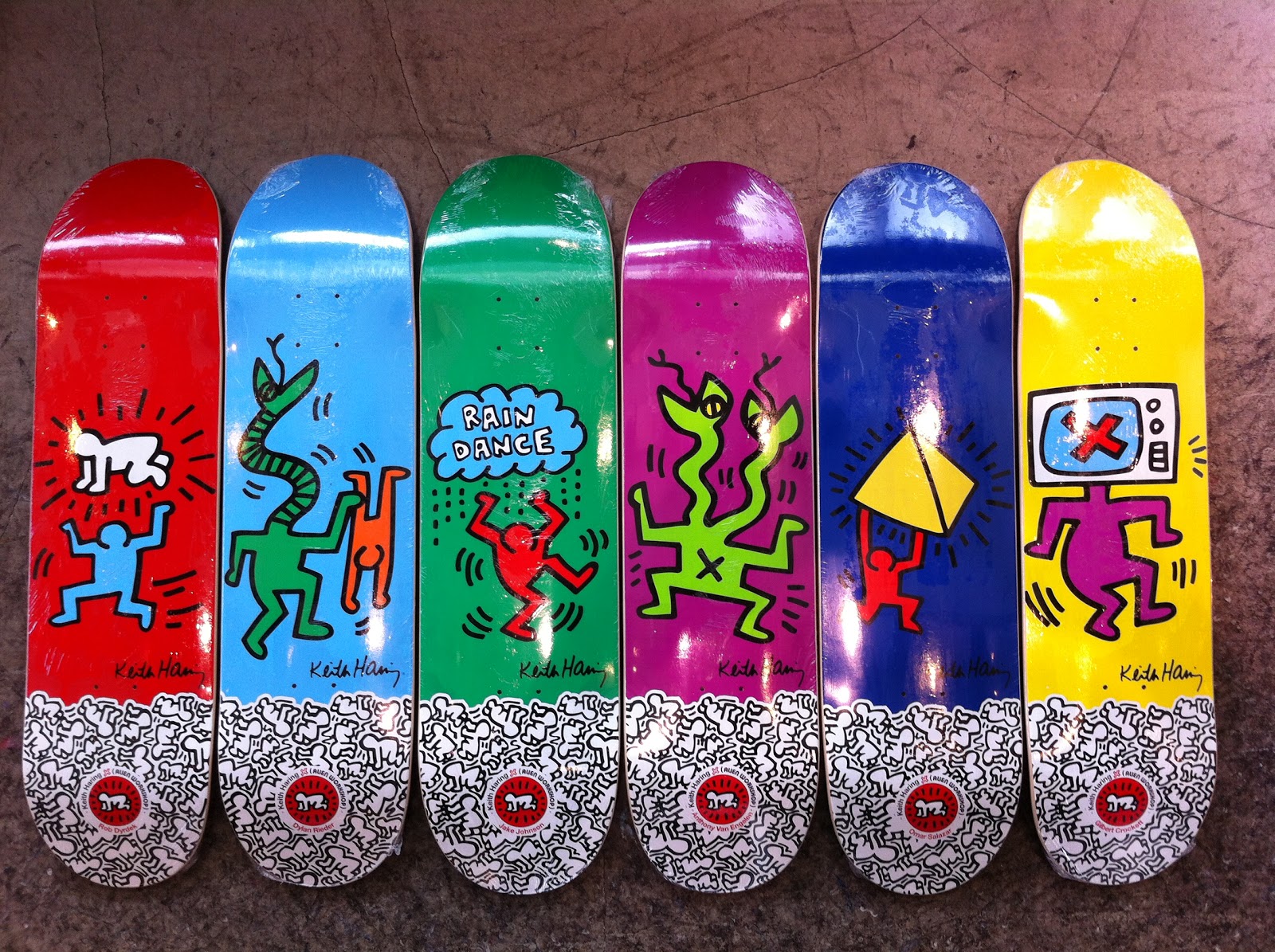 Melrose 8175 SKATE: KEITH HARING x ALIEN WORKSHOP COLLABORATION