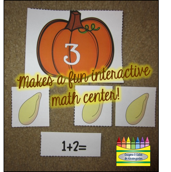 Crayons & Cuties In Kindergarten: Pumpkin Math Fun!