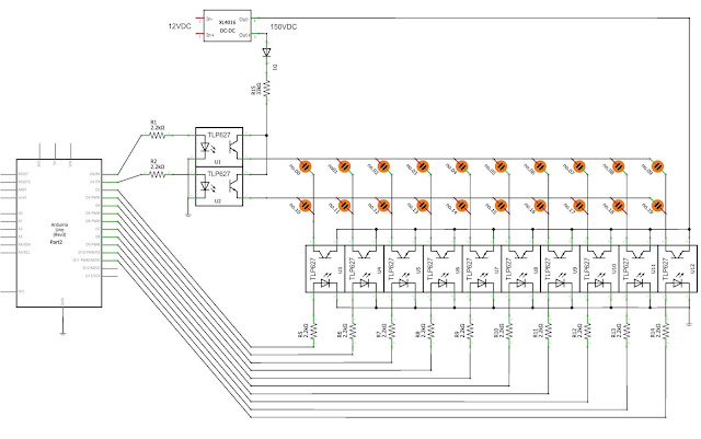 Make It Easy Nixie Tube With Arduino Simplest Design With Opto Coupler Only