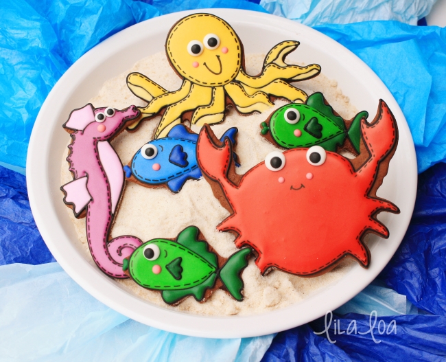 Under The Sea Creatures -- Cookies and Cards