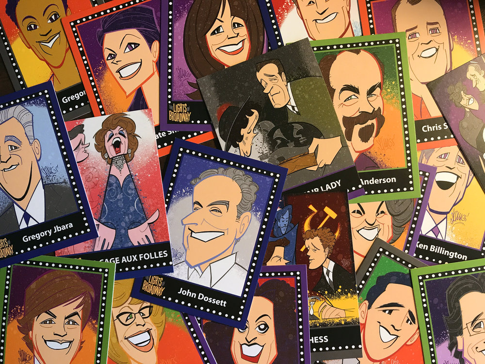 JK's TheatreScene: Lights of Broadway Cards for Sale!