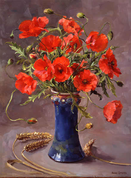 Galocha Cultural: Papoulas (Poppies) - Anne Cotterill