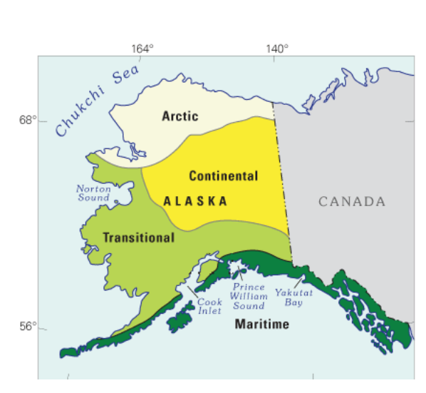 Blog de Linguagens: Alaska Climate Zones