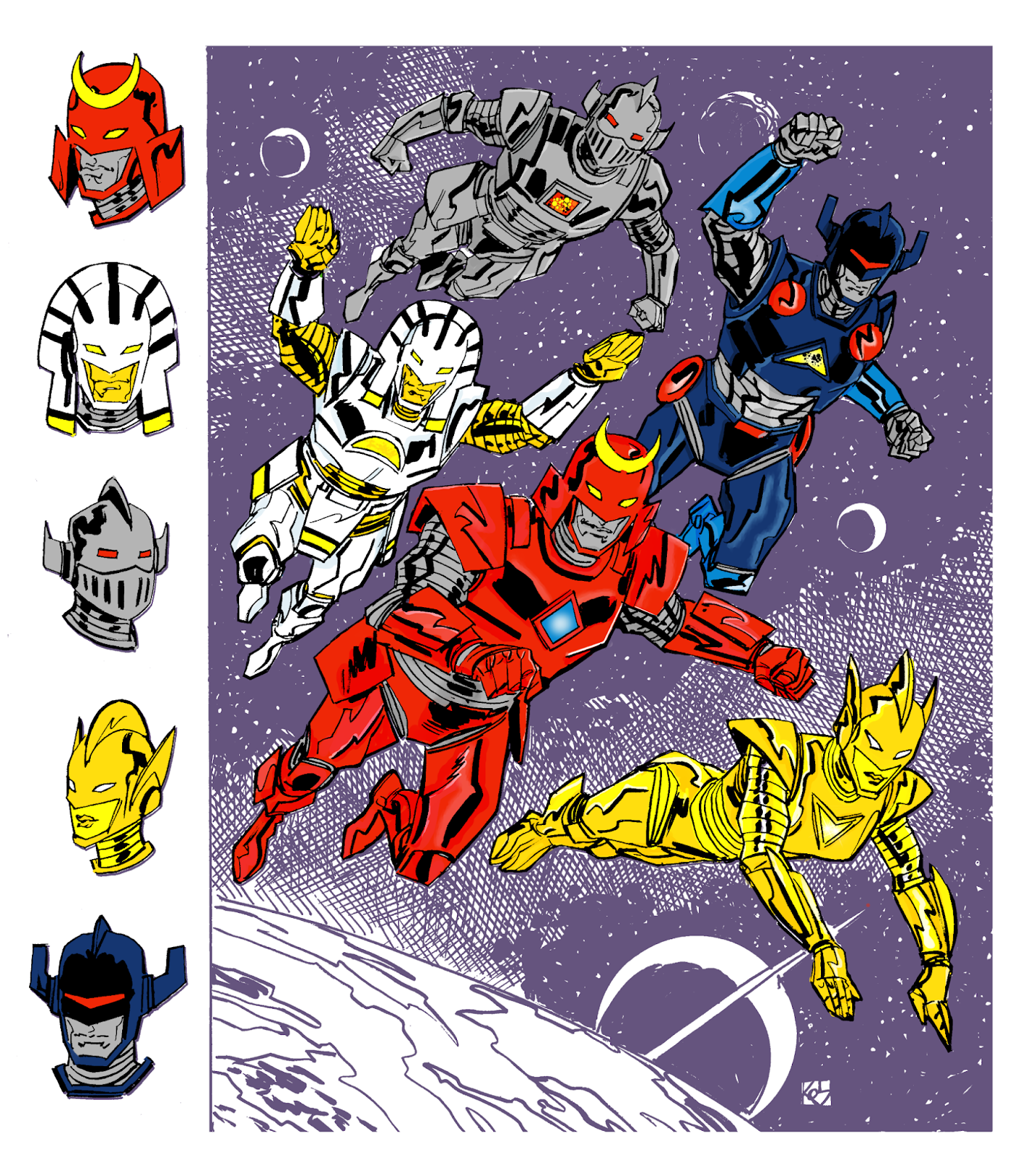 From the Sorcerer's Skull: More Superhero Art and A Table of Contents