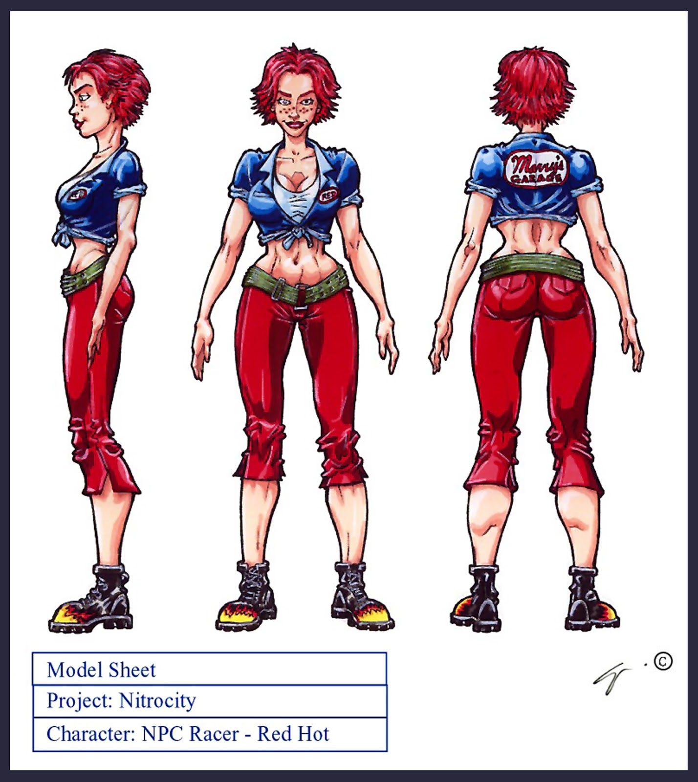 GIL VALADEZ's PORTFOLIO: 2D MODEL SHEETS