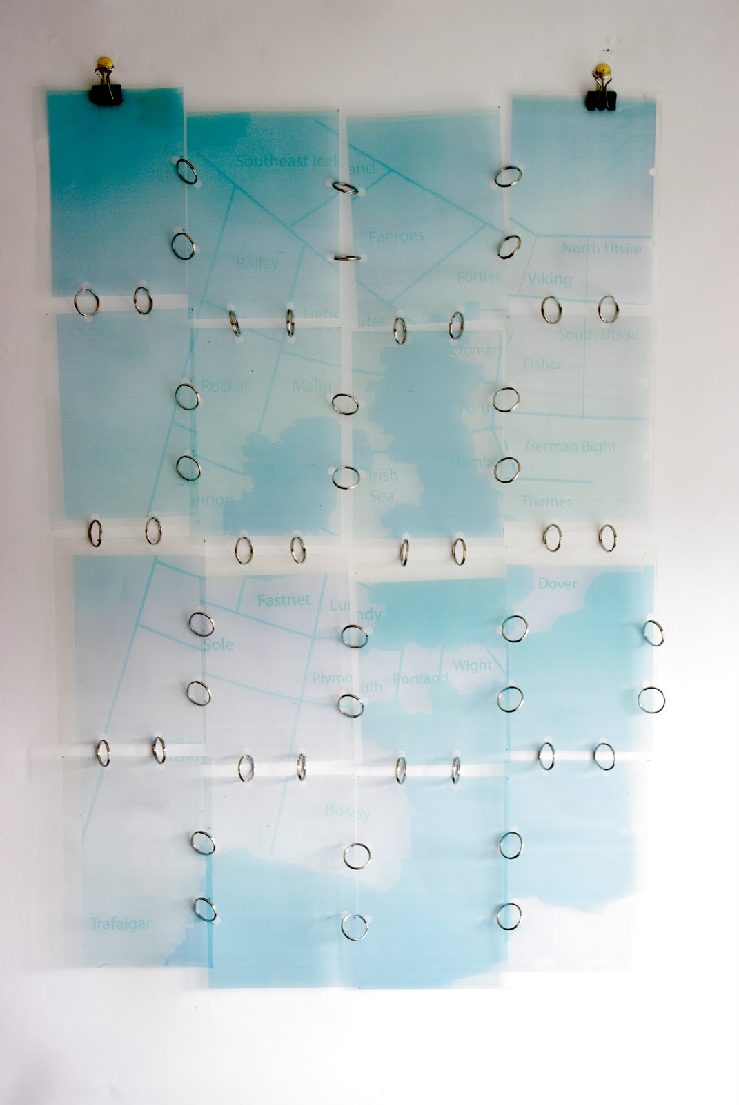Design Practice: Final Photos of Acetate Map