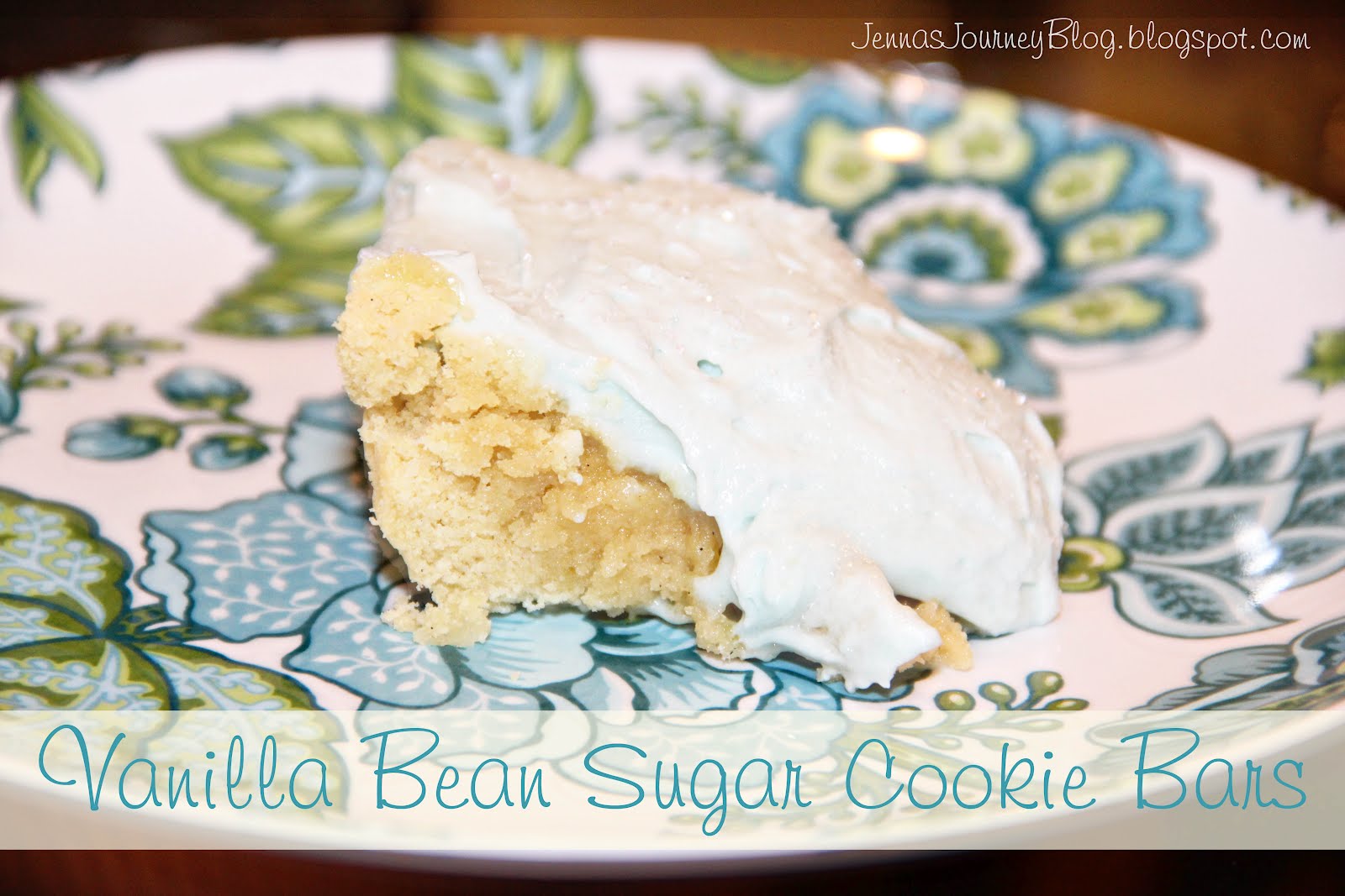 Jenna Blogs: Vanilla Bean Sugar Cookie Bars