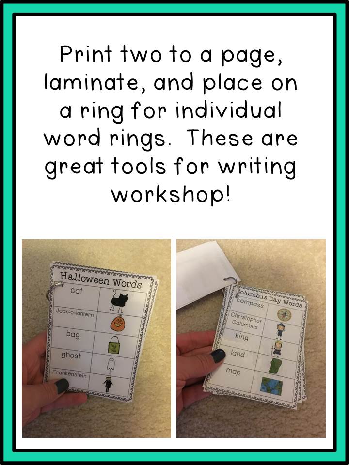 Mrs. Wheeler's First Grade Tidbits: Simple Writing Center Idea