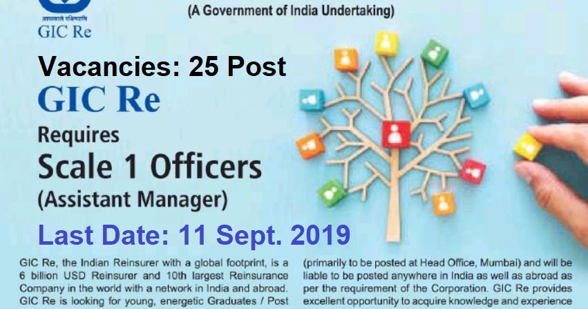 GIC Recruitment for 25 Assistant Manager 2019 - Insurance Sector jobs ...