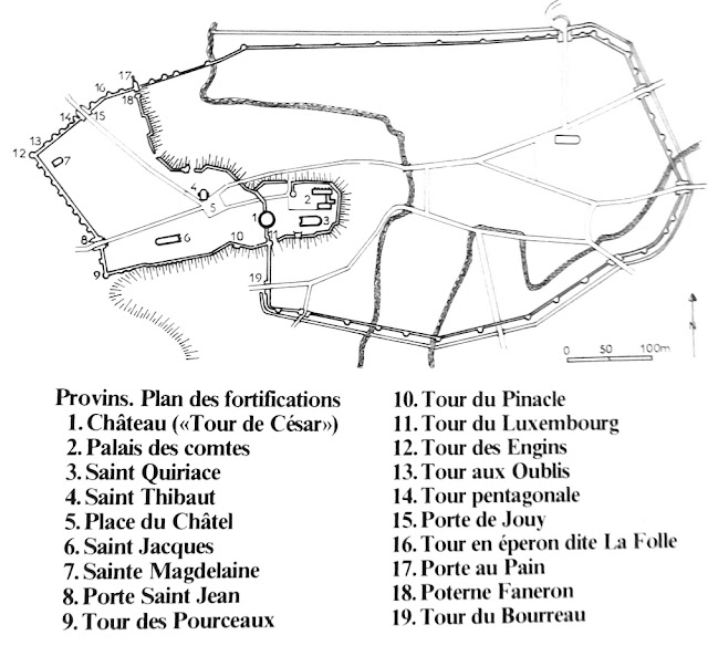 LA FRANCE MEDIEVALE: PROVINS (77) - Remparts médiévaux