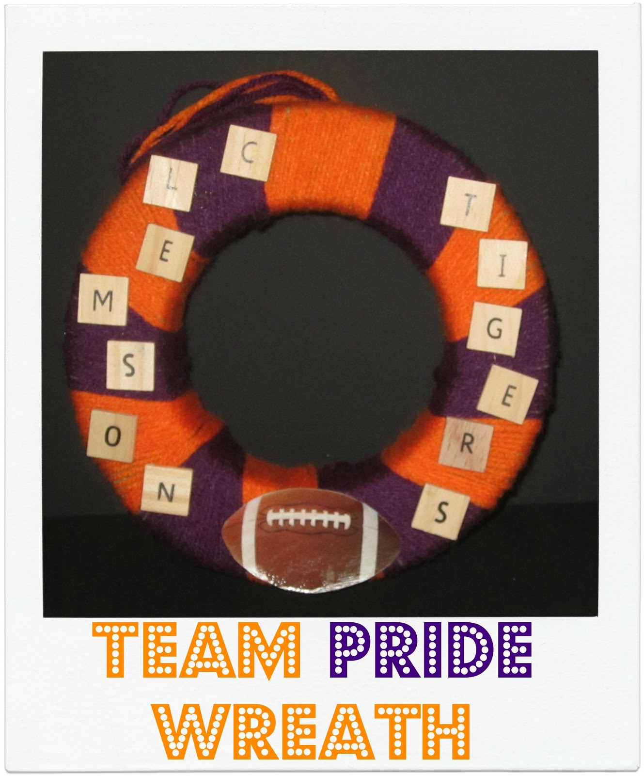 Coley's Corner: Football Team Pride Wreath
