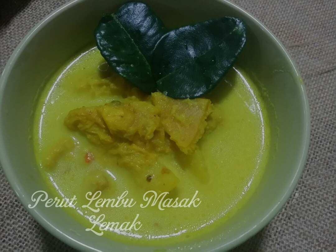 Perut Lembu Masak Lemak Cili Api Dengan Kentang | LYN'S HOMELICIOUS