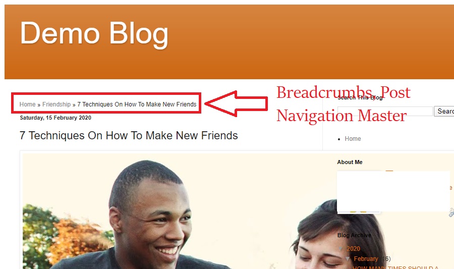 How To Add Breadcrumbs Post Navigation In Blogger Step By Step