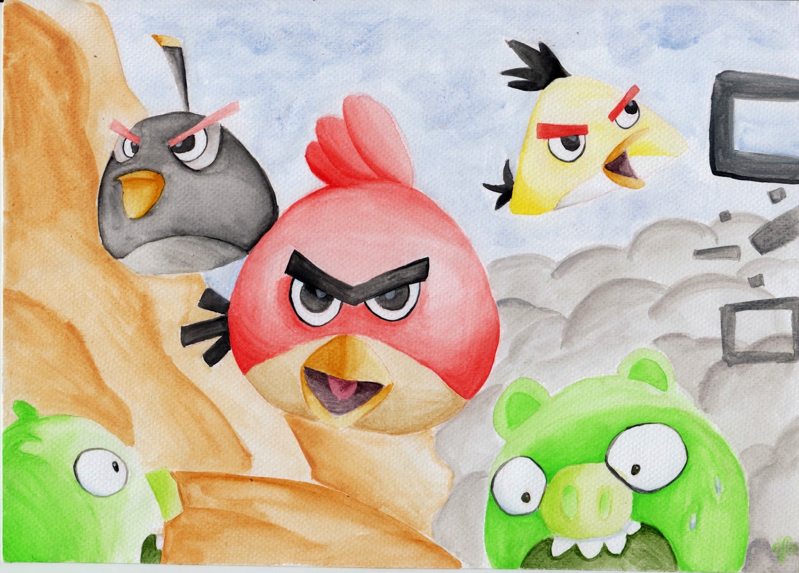 The Seventh Days of August: Angry Birds