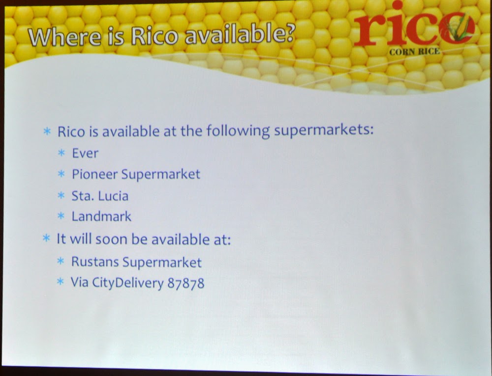 Let's Go Healthy with hearty and satisfying Rico Corn Rice! - Rochelle ...