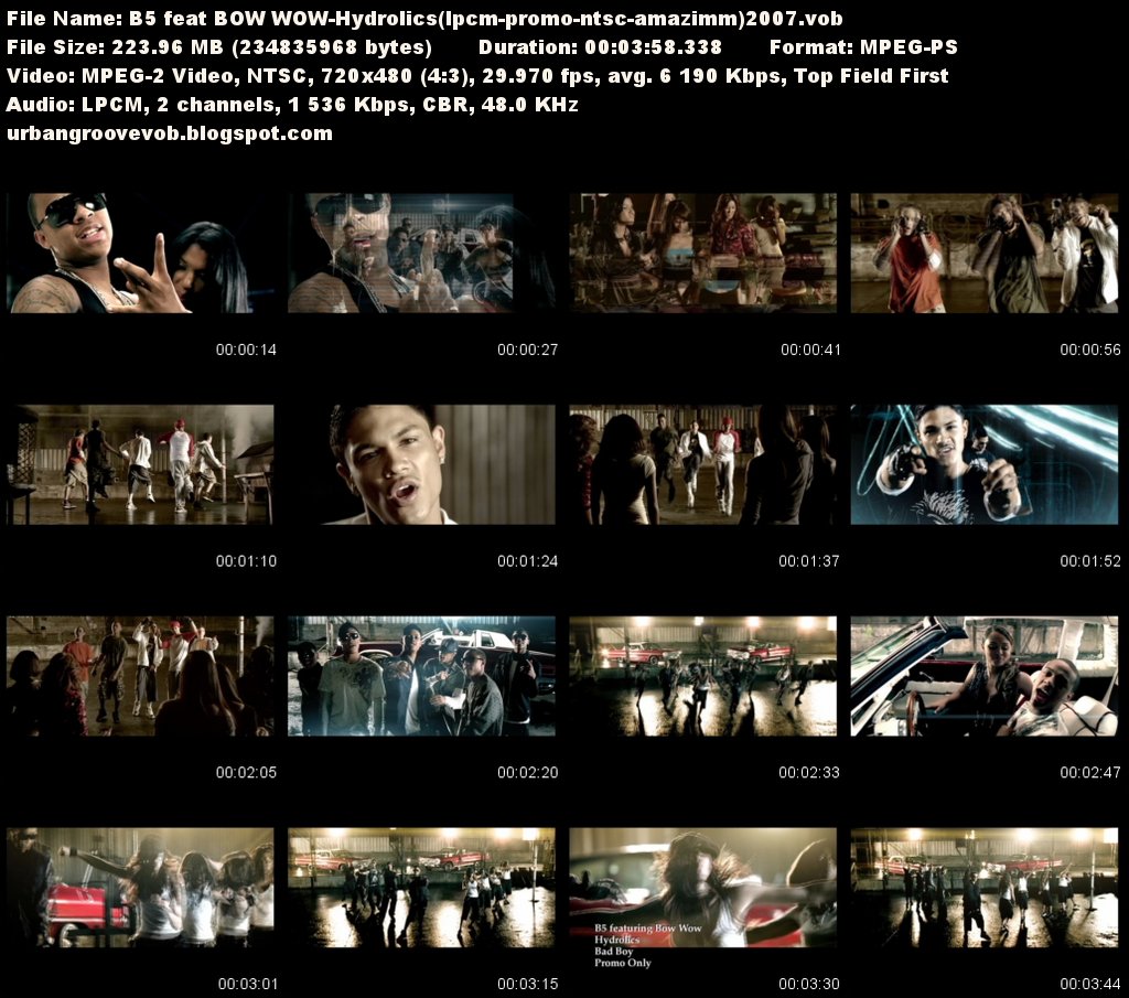 Urban Groove Vob Collection: B5 feat Bow Wow - Hydrolics (2007)