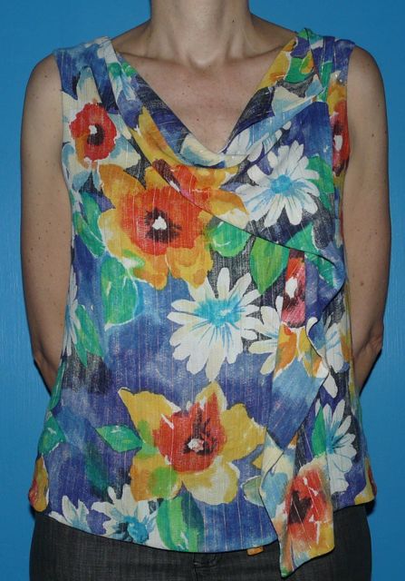 We Love Sewing: Burda 07-2011 105 floppy front blouse - pattern review