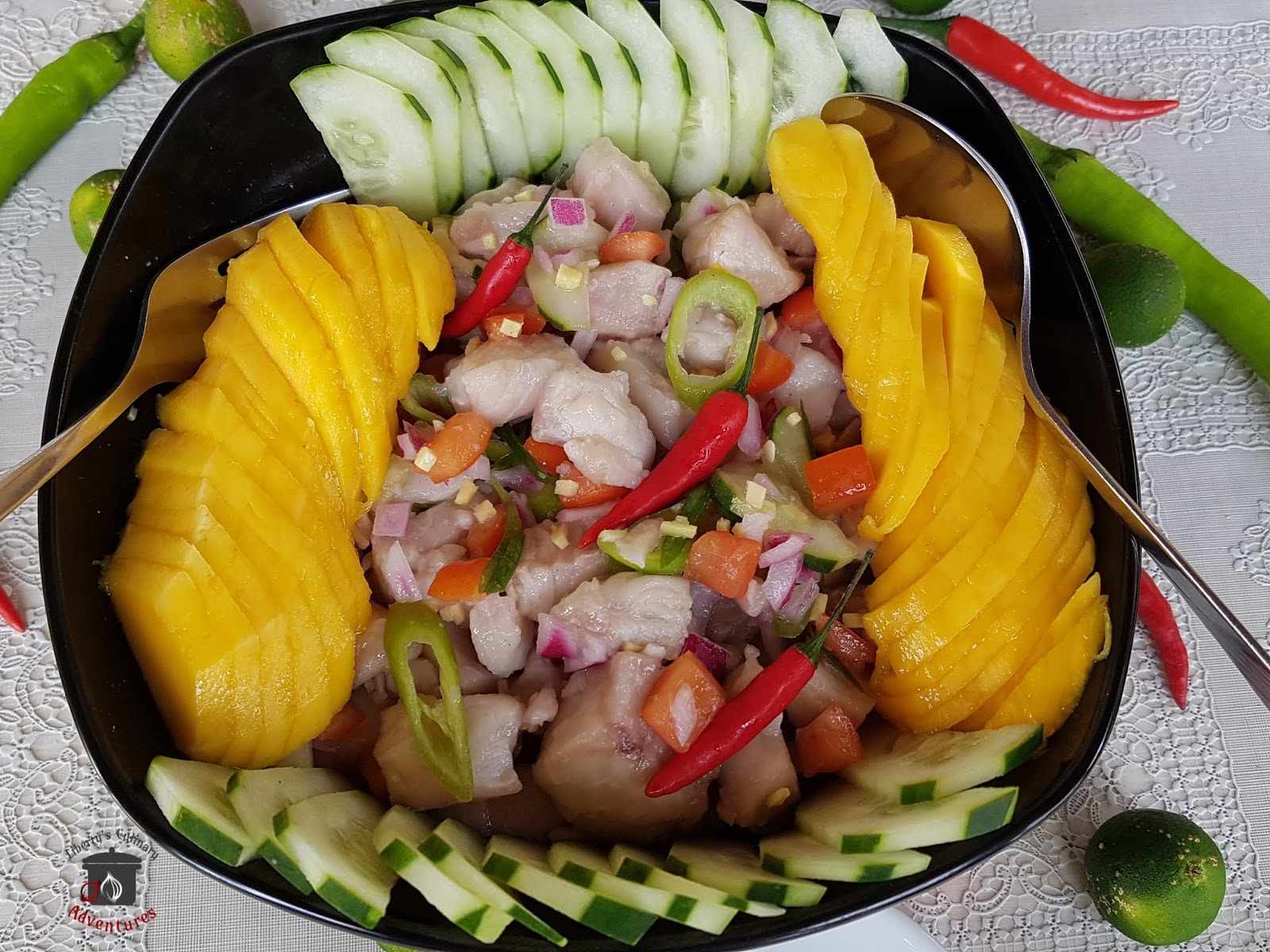 Kinilaw na Tanigue (Fish Ceviche)