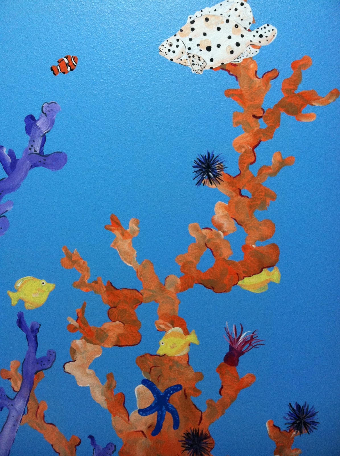 Coral Painting Simple