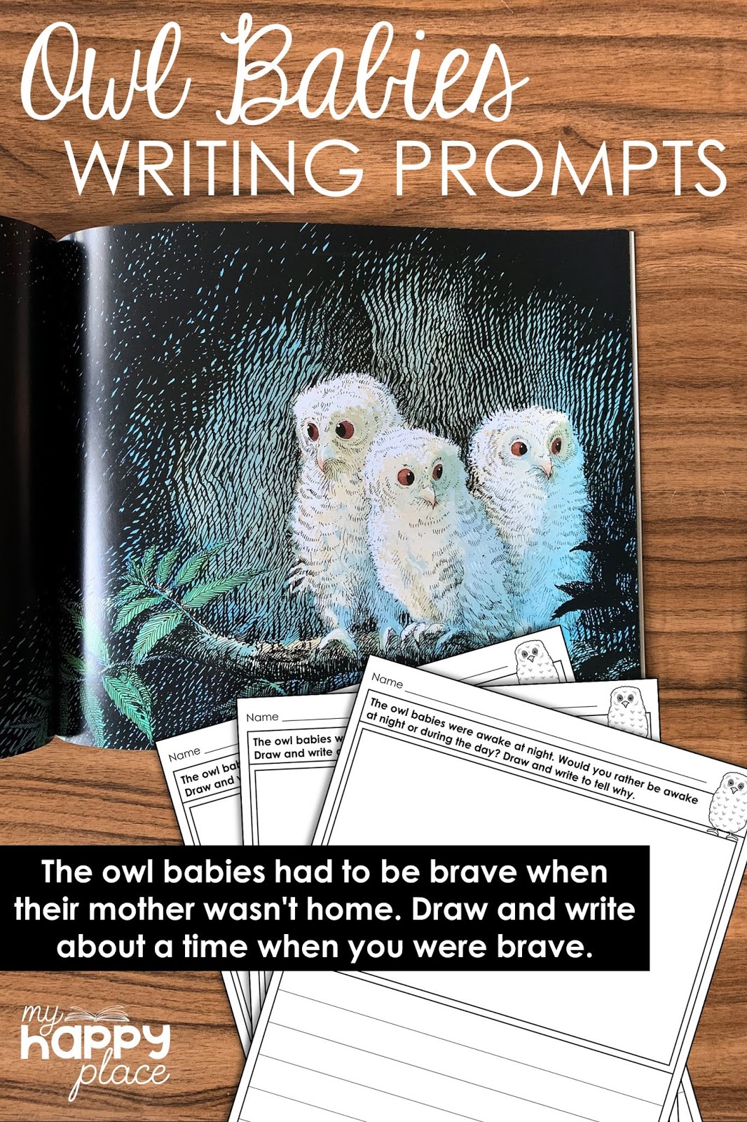 My Happy Place Teaching: Owl Babies by Martin Waddell: Lesson Ideas and ...