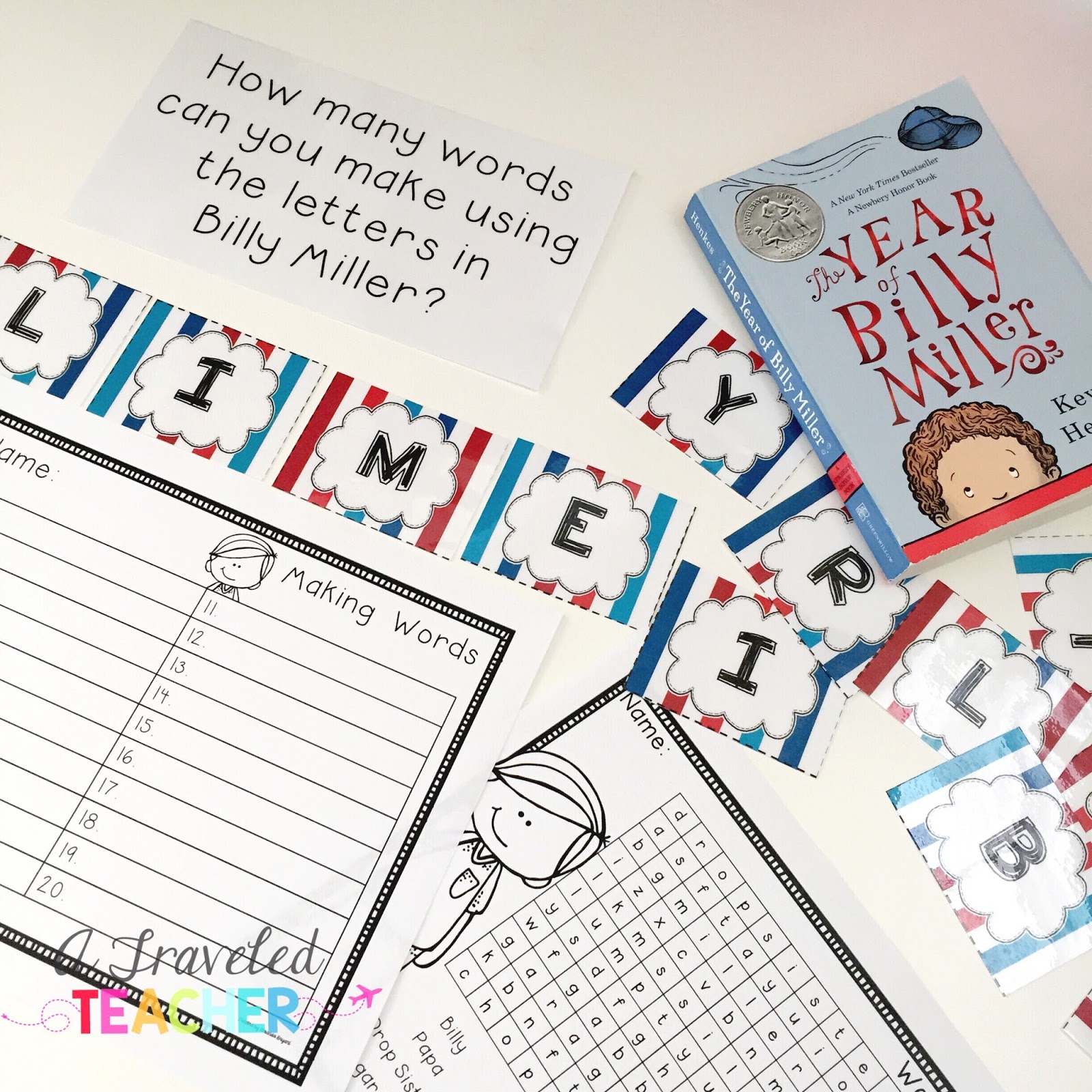 A Traveled Teacher: The Year of Billy Miller Ultimate Resource Pack