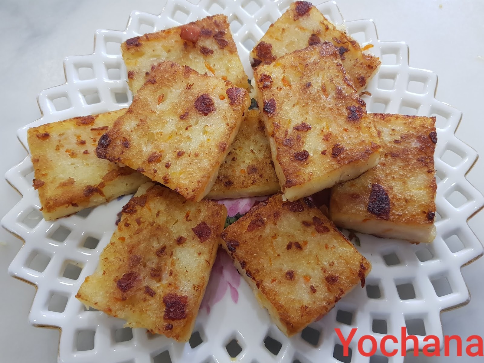 Yochana's Cake Delight! : Fried Radish or steam Radish cake