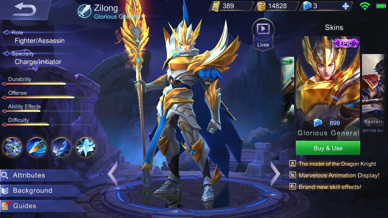Inilah 8 Hero Mobile Legends Dengan Skin Terkeren dan Terbanyak di 2018 ...