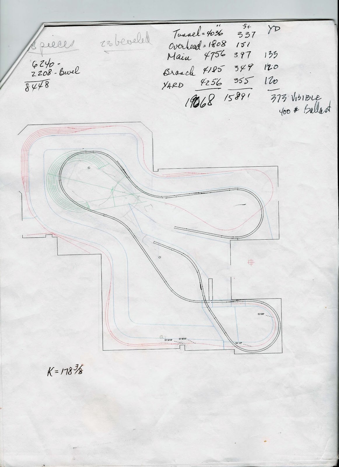 PRR - Northern Central: The actual layout design