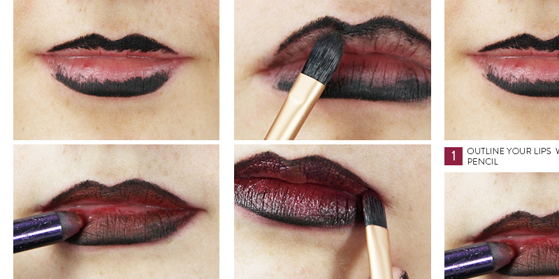 Dark Ombre Lips Tutorial - Style Hunt World