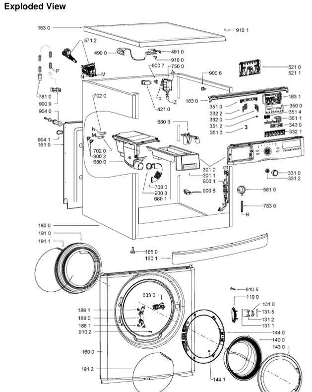 Whirlpool Appliance Schematics