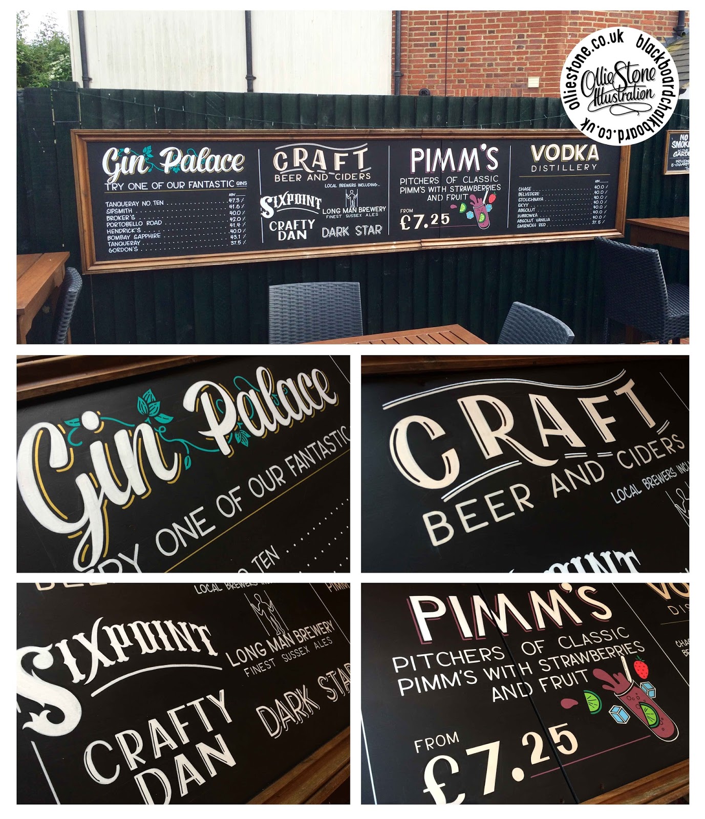 Pub Blackboards by Ollie Stone: Hand-crafted pub and restaurant signs ...