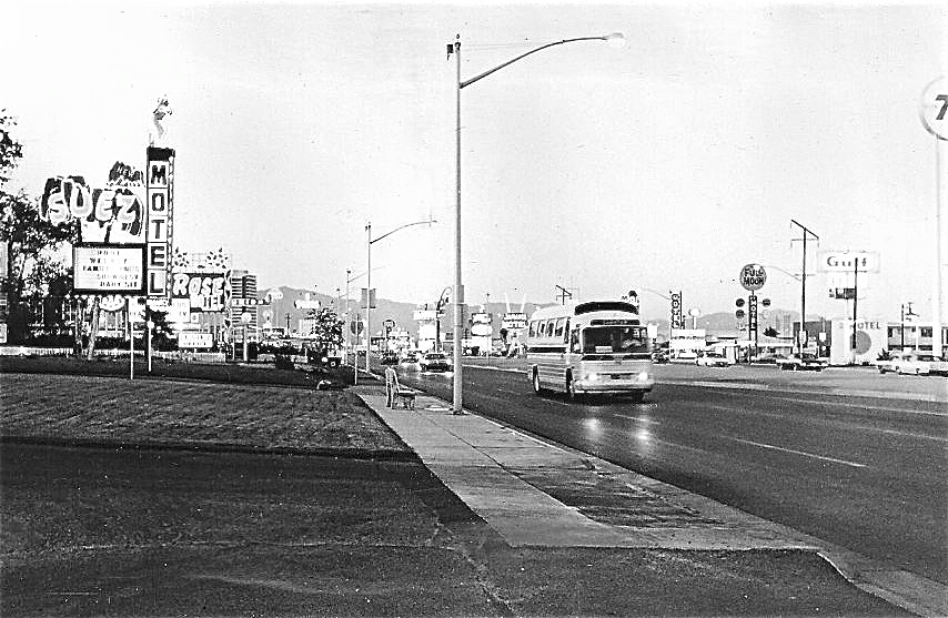 Europe by London Taxi: U.S.A. - Las Vegas, Nevada - October 1970