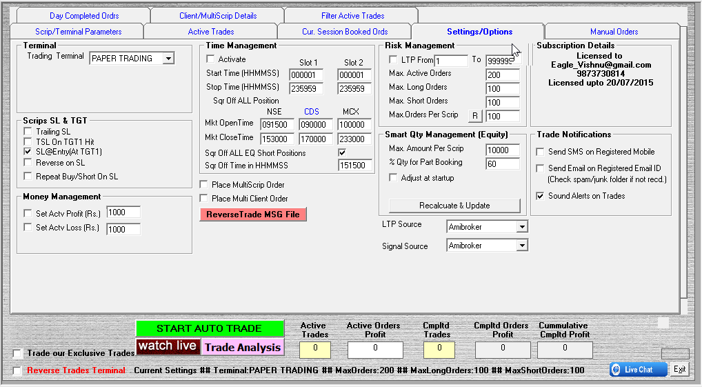 Nse Nifty Mcx Auto Robo Trading Software | Algo Robo Trading Software ...