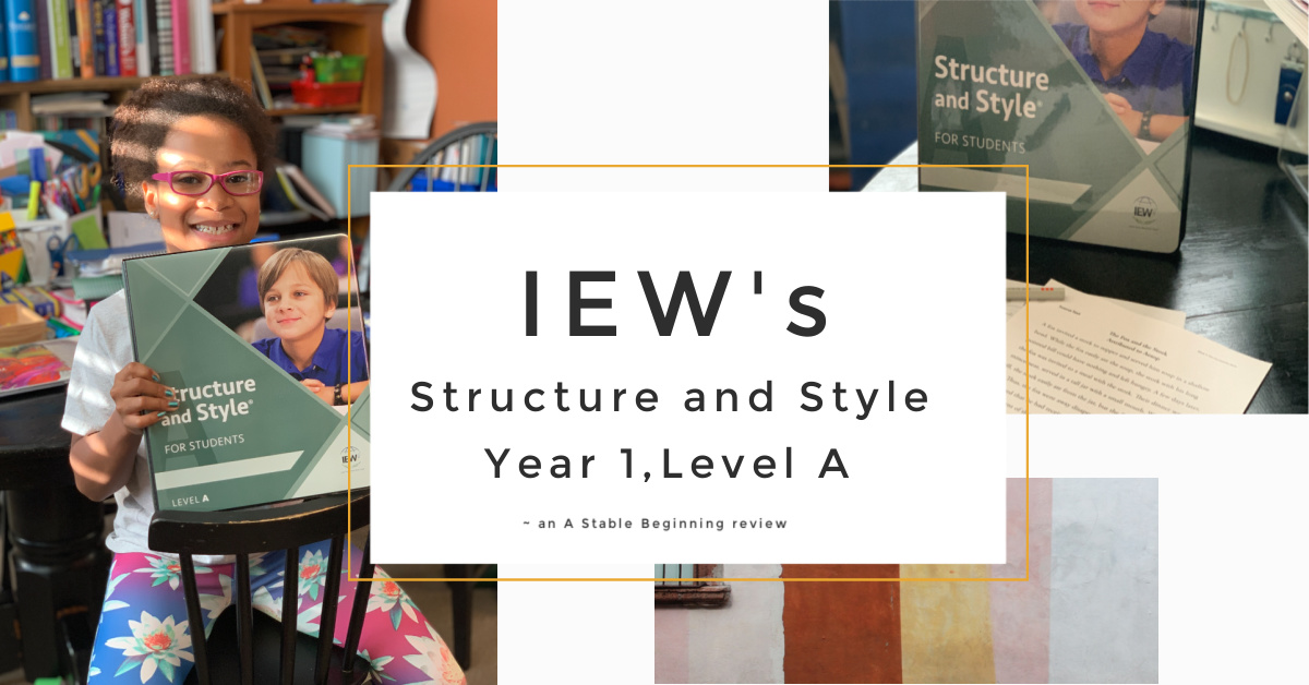 A Stable Beginning: Learn to write with Structure and Style from ...