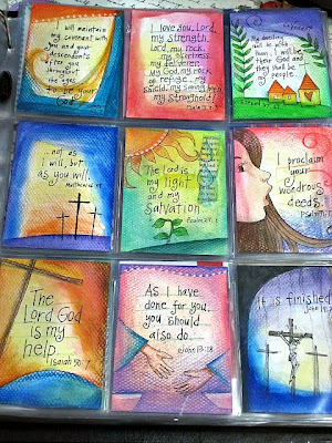 Here is one of my pages for this Lent...