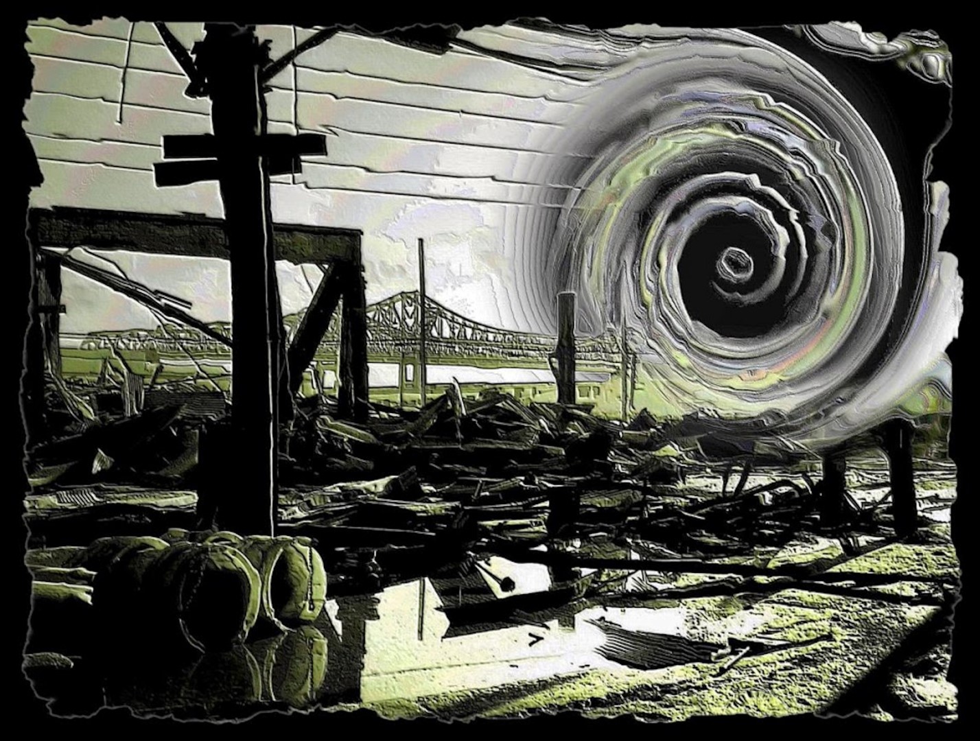 Hurricane Katrina Drawing