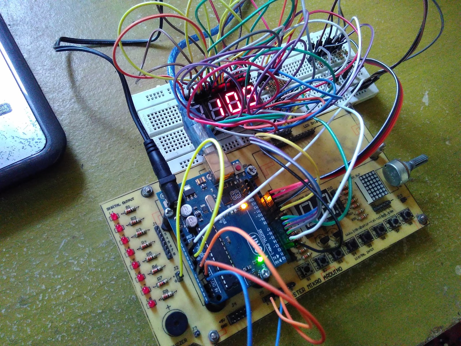 Project I 2 Counter With 7 Segment Based On Arduino
