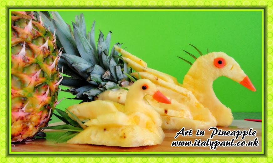 ItalyPaul - Art In Fruit & Vegetable Carving Lessons: Art In Pineapple ...