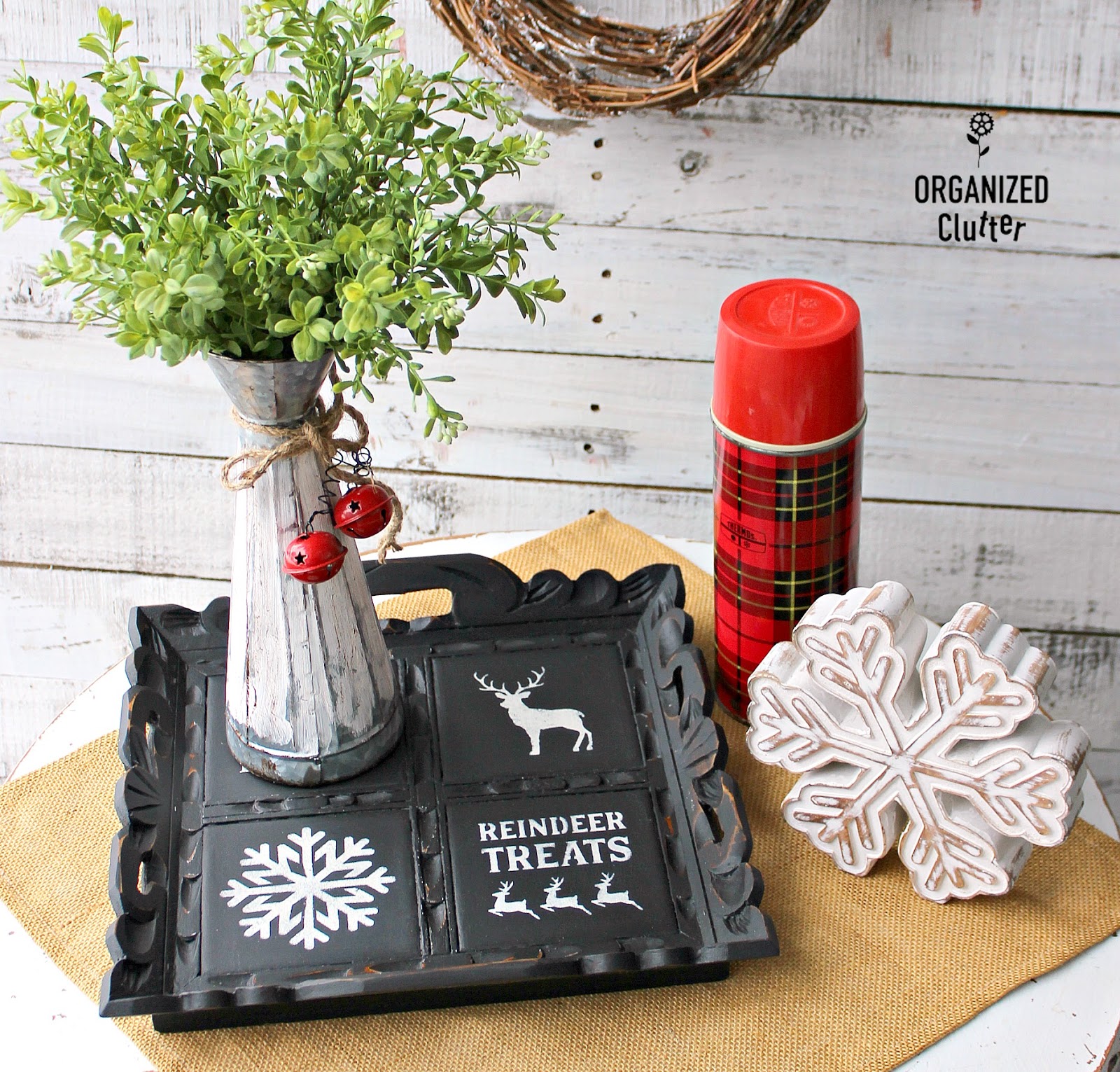 An Upcycled Tray And A 2019 Christmas Decor Recap - Organized Clutter