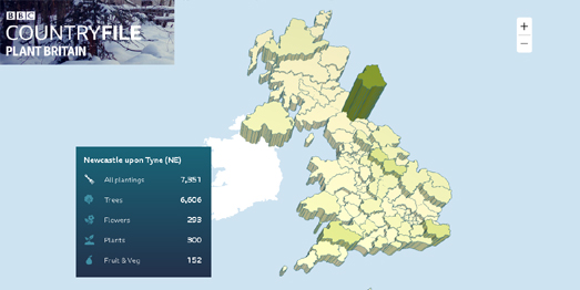 Maps Mania: Planting Britain