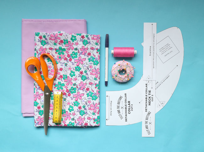 Tilly and the Buttons: FREE PATTERN! Oversized Detachable Collar