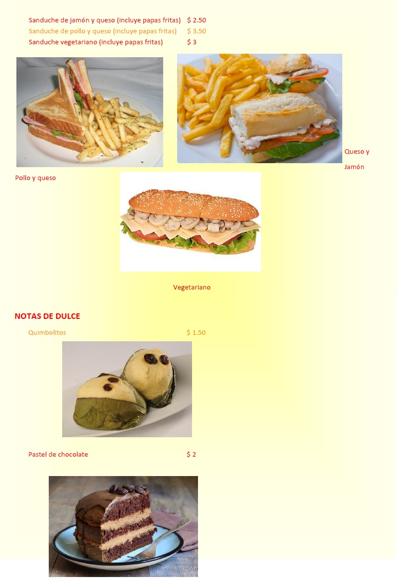 DULCES NOTAS postres y más...