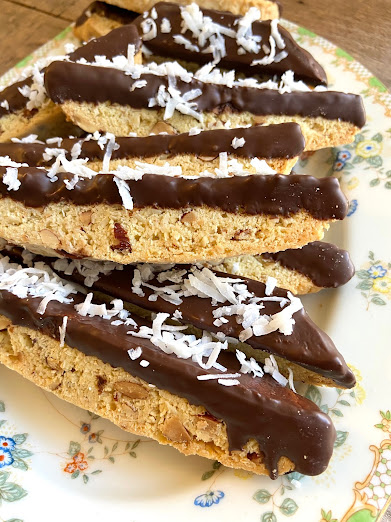 Almond Joy Biscotti