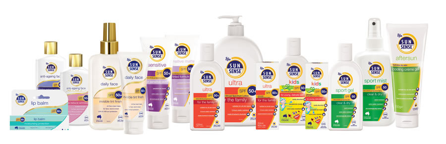 SunSense™ High Factor Sunscreen.
