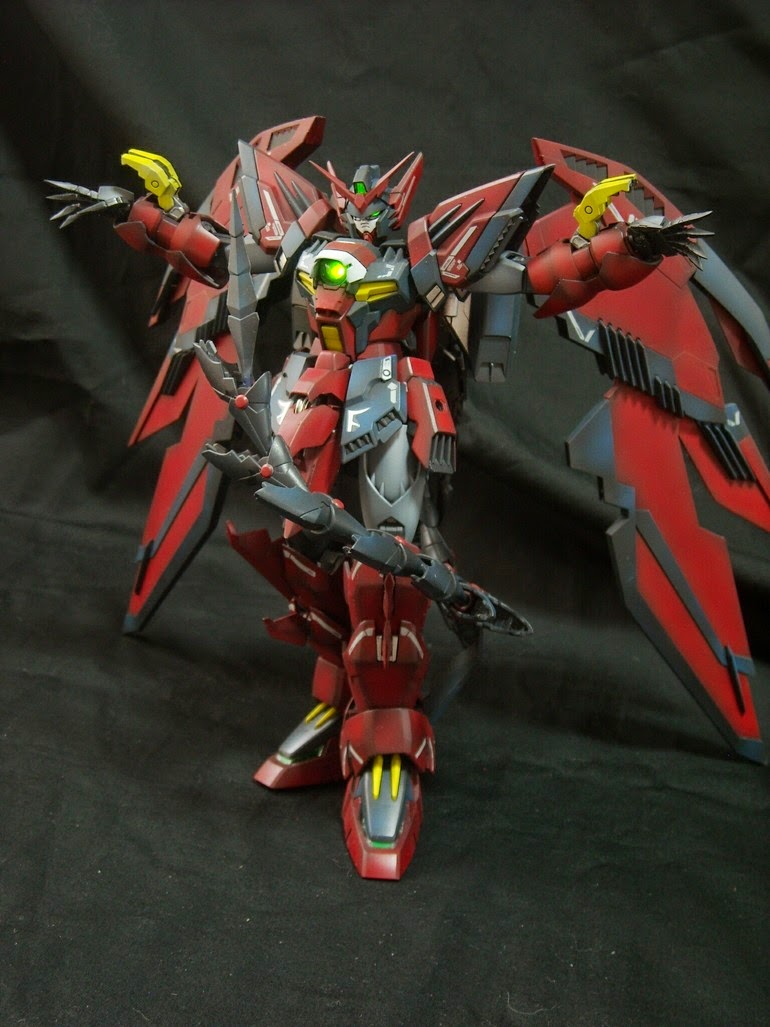 MG 1/100 Gundam Epyon Custom Build with LED - Gundam Kits Collection ...