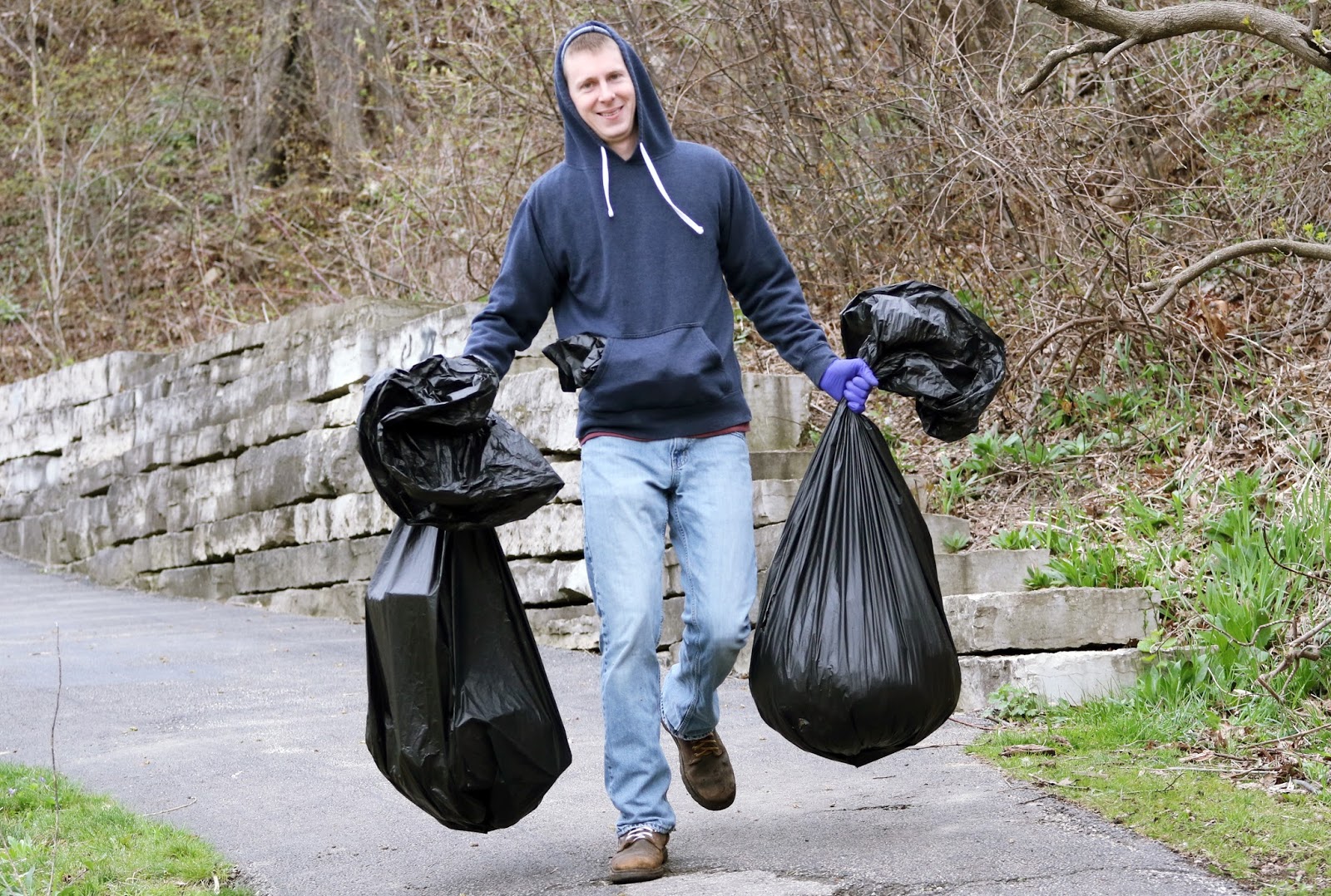 Mark Kodiak Ukena: Waukegan Firefighters Local 473 Clean-Up Roosevelt Park