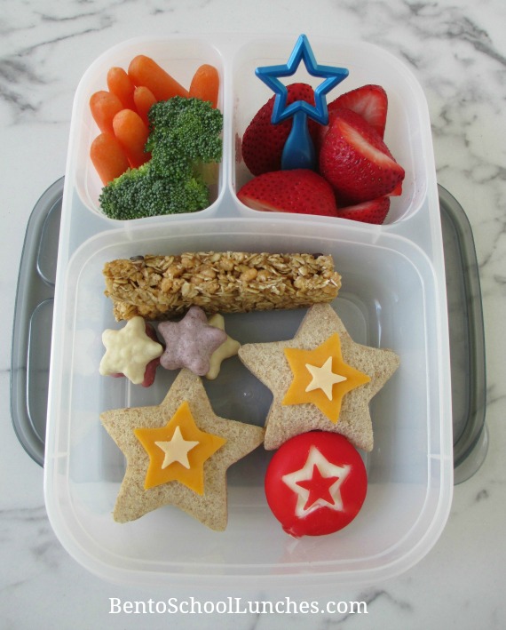 Bento School Lunches : Star Themed Lunches