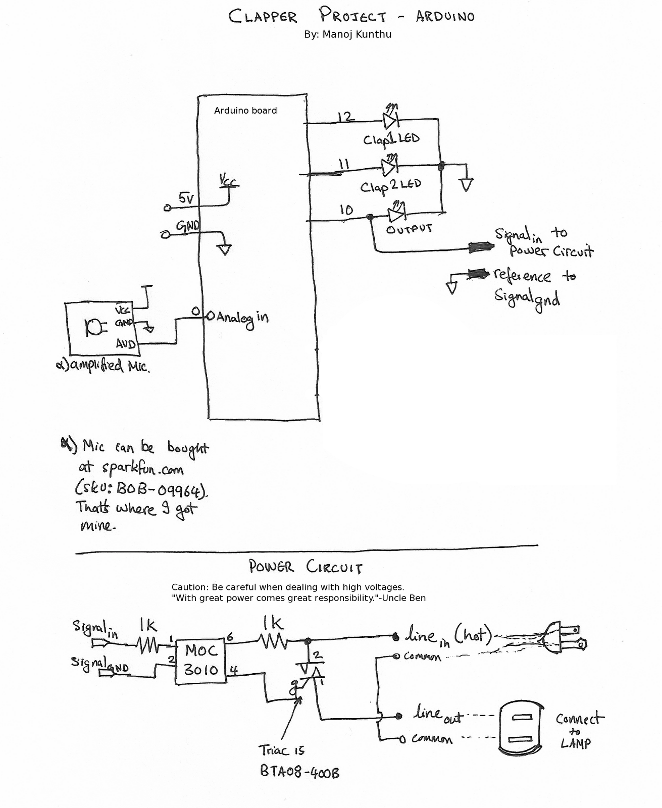 iManoj Tech: Arduino clapper Update