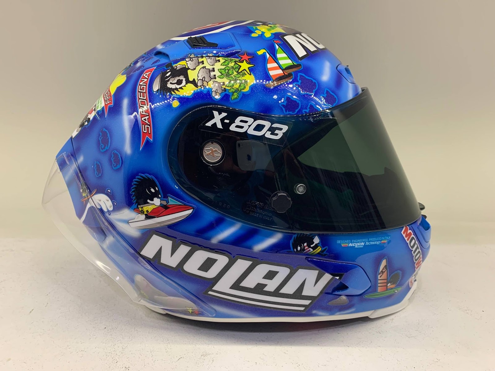 Racing Helmets Garage: Nolan X-803 M.Melandri 2019 by GTT Design