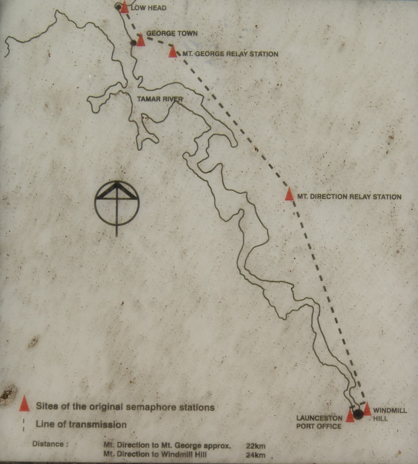 On The Convict Trail: Tamar Valley Semaphore System